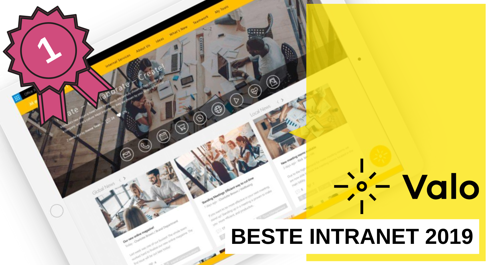 Valo wint award voor beste Intranet/Extranet 2019 | c)solutions